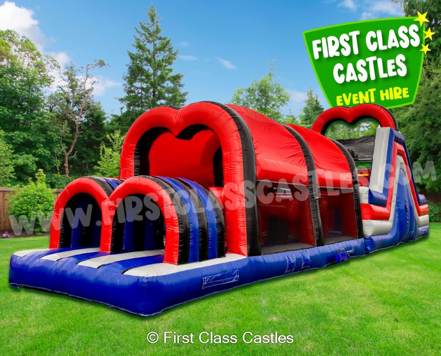 First Class Castles - Obstacle Course Bouncy Castle Hire Ireland