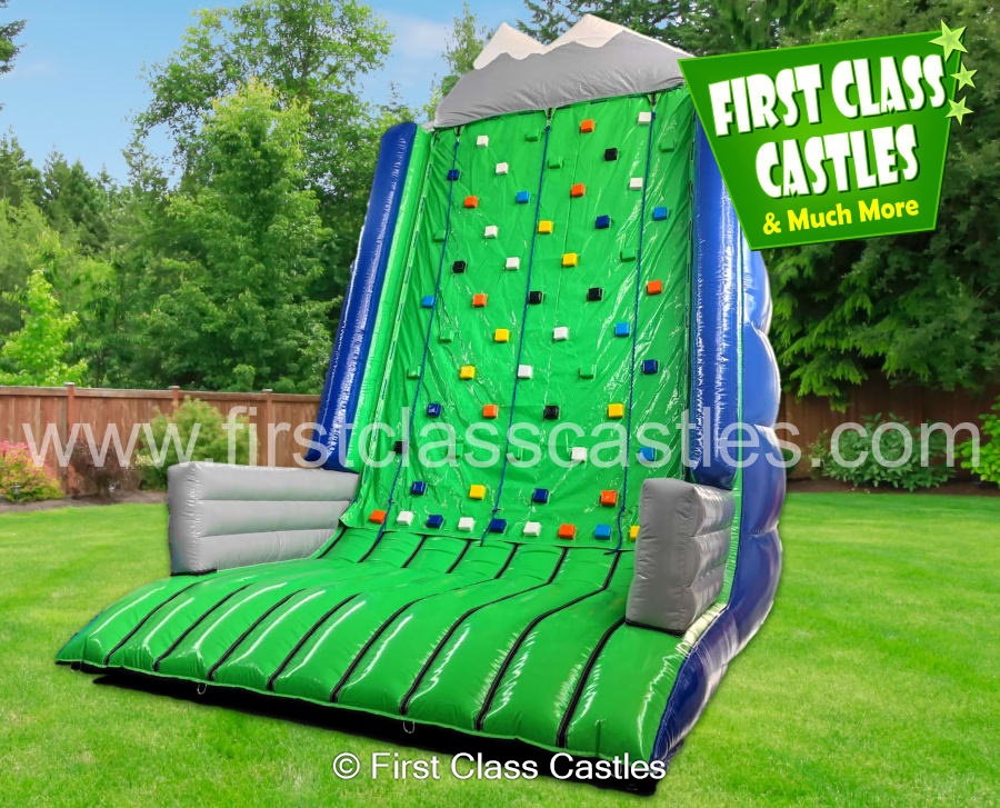First Class Castles - Inflatable Rock Climbing Wall Inflatable Tower ...