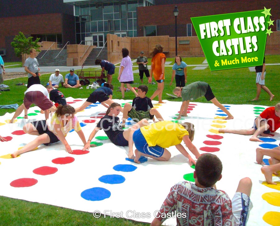 First Class Castles - Giant Twister Game Hire in Ireland