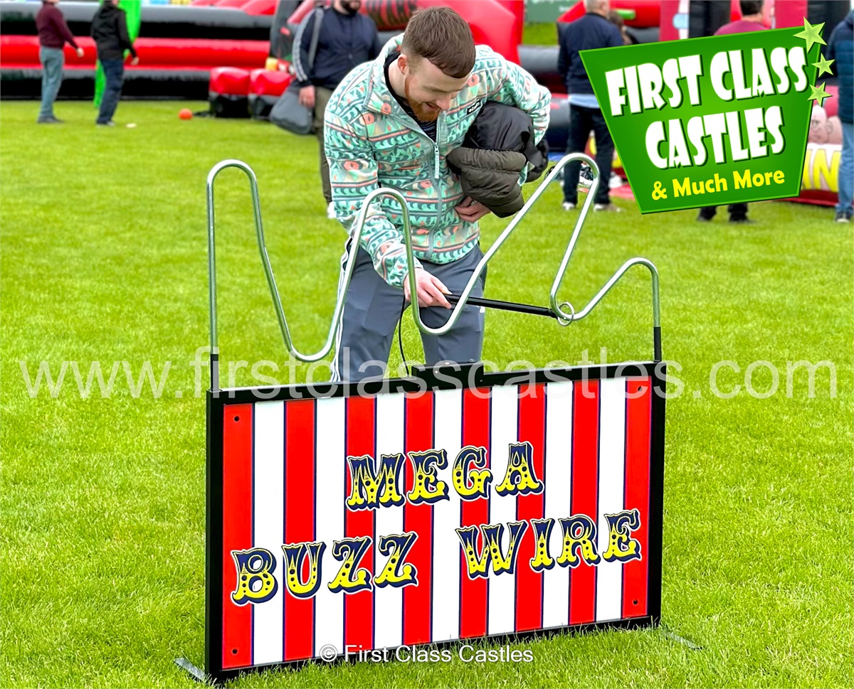 First Class Castles - Mega Giant Buzzer / Buzz Wire Game Hire