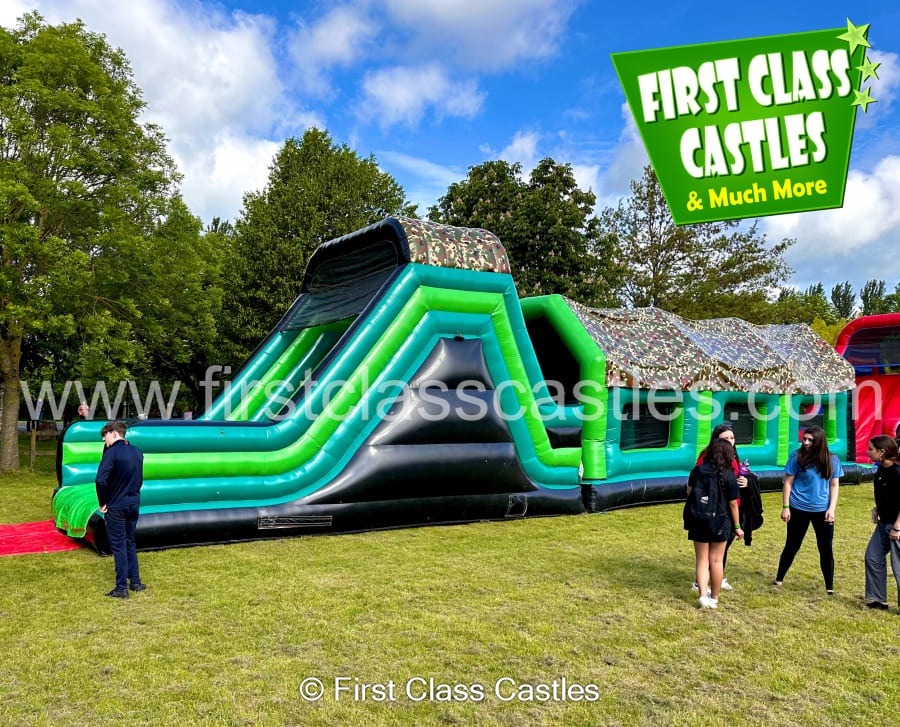 First Class Castles - Obstacle Course Bouncy Castle Hire Ireland