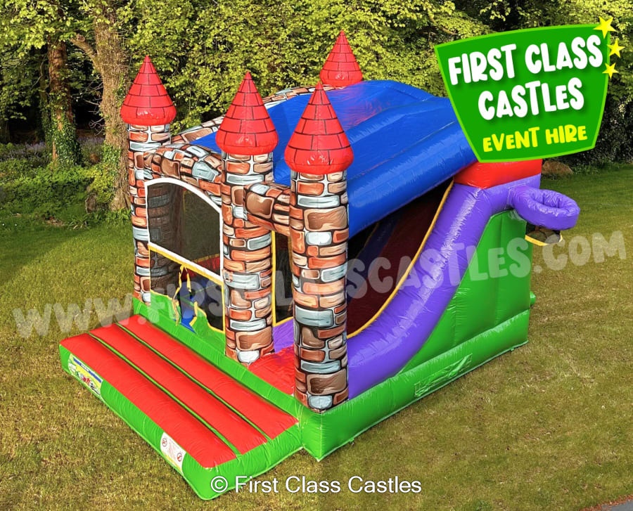 First Class Castles - Party Castle Bounce & Slide Inflatable Castle
