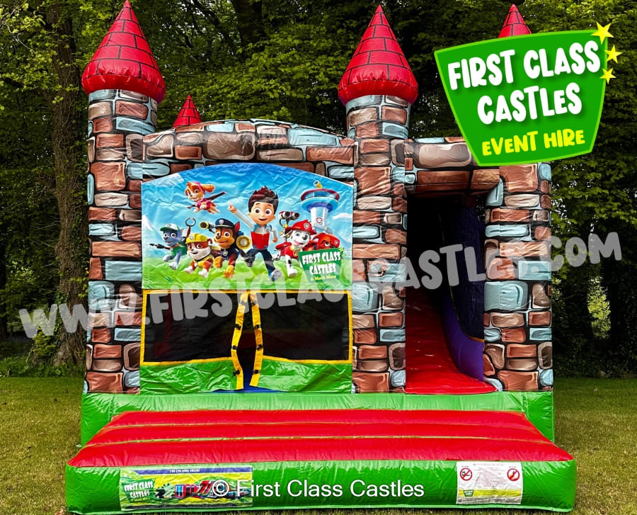 First Class Castles - Bouncy Fun 3in1 Inflatable Bouncy Castle