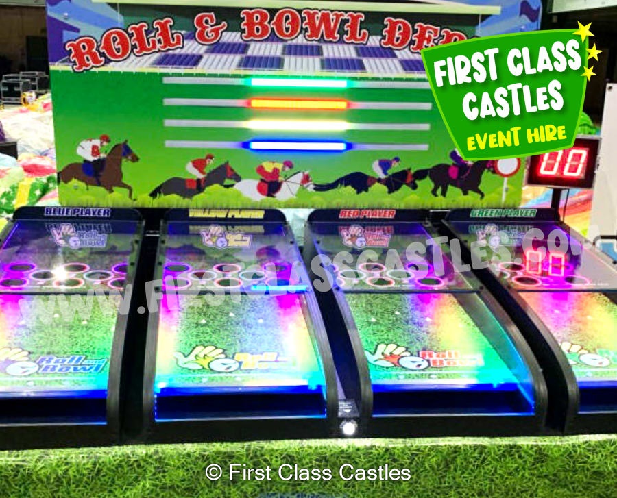 EventBase - Digital Four Player Roll a Bowl Derby Game Hire Ireland