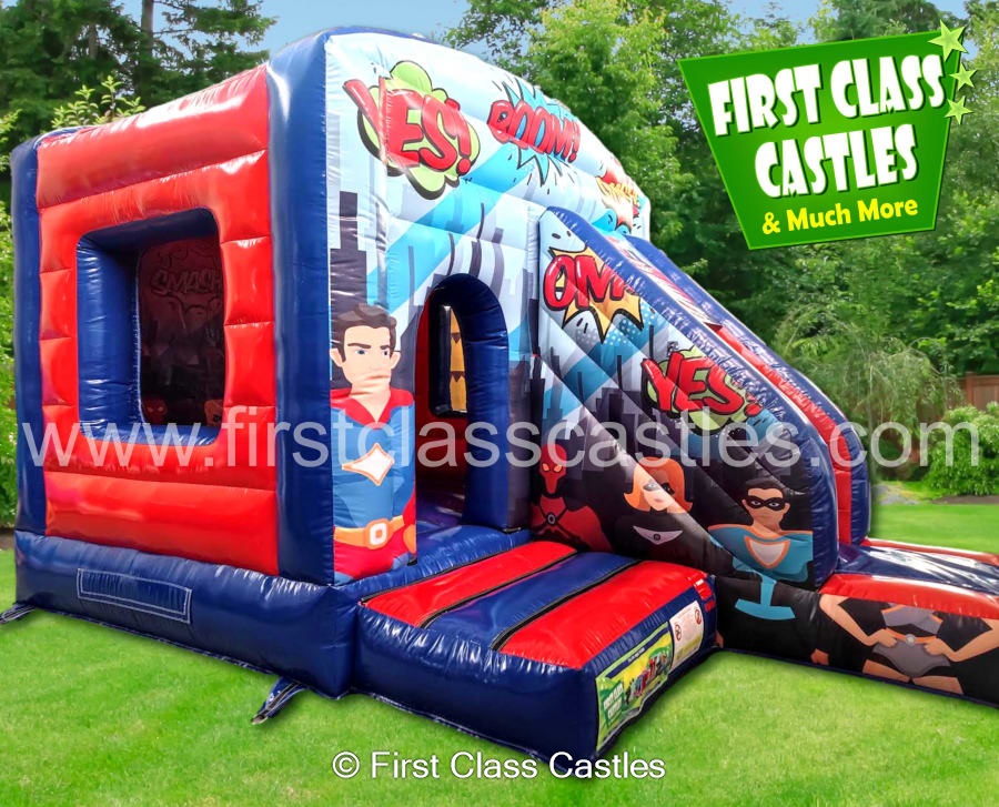 First Class Castles - Hire Bouncy Castle with Slide in Ireland