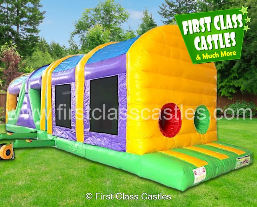 First Class Castles - Obstacle Course Bouncy Castle Hire Ireland