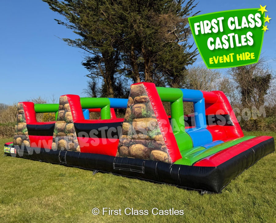 First Class Castles - Obstacle Course Bouncy Castle Hire Ireland