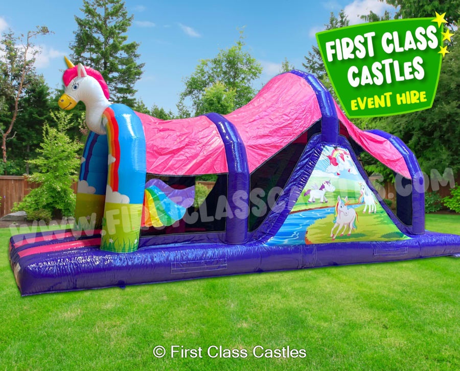 First Class Castles - Obstacle Course Bouncy Castle Hire Ireland